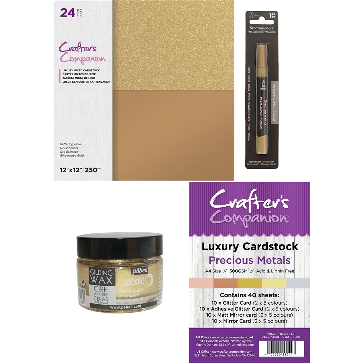 Crafter's Companion Gold Selection | HobbyMaker