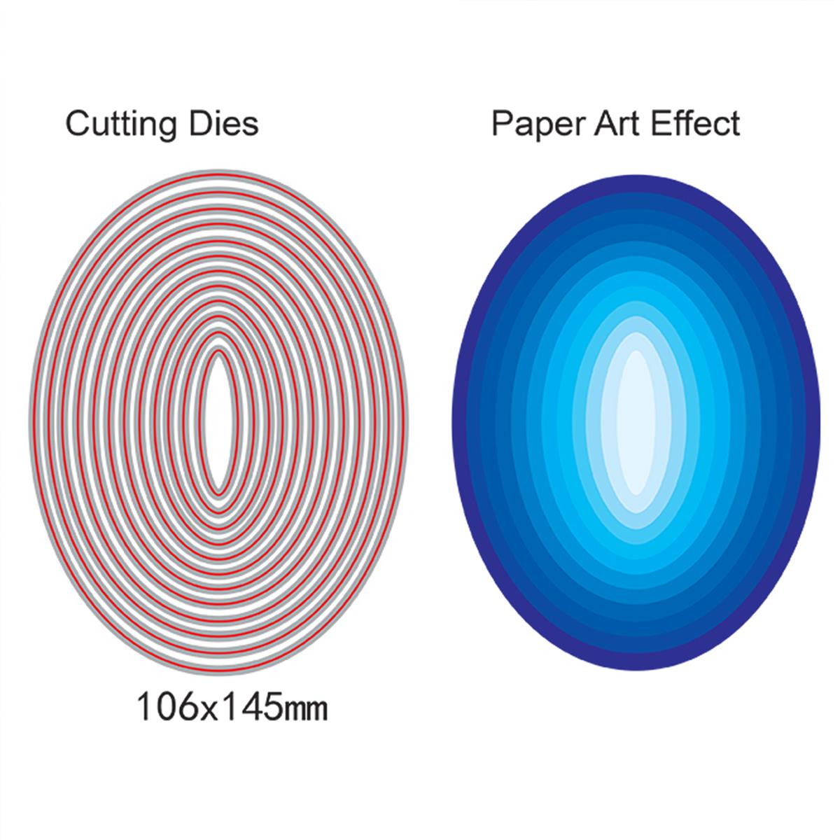 Match It Oval Nesting Dies with 10 designs with Forever Code | HobbyMaker