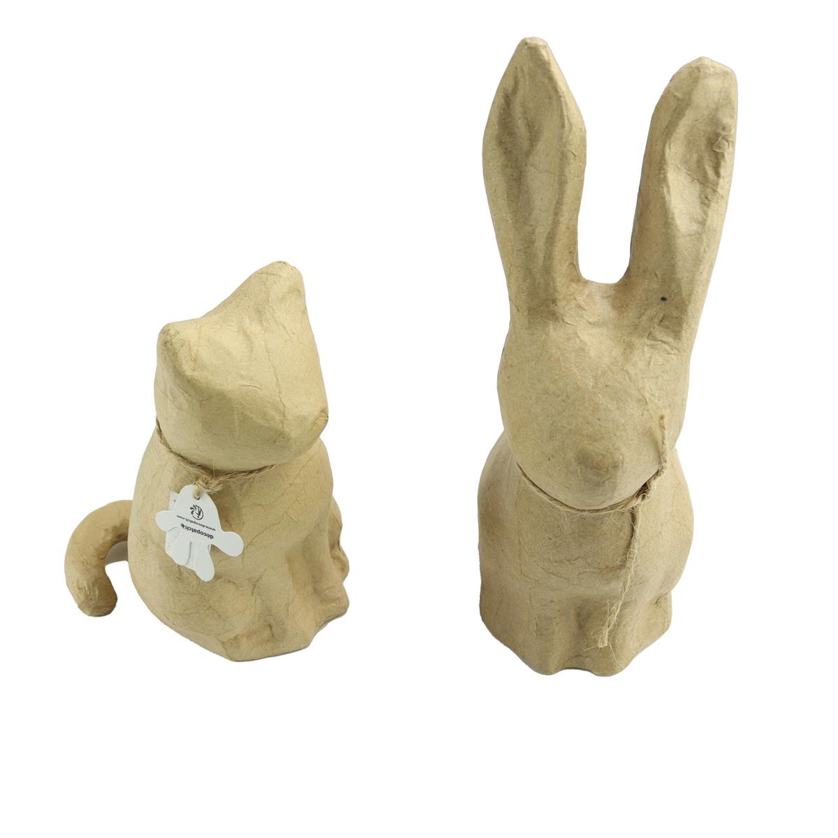 Decopatch Decoratable Cat & Rabbit. | HobbyMaker