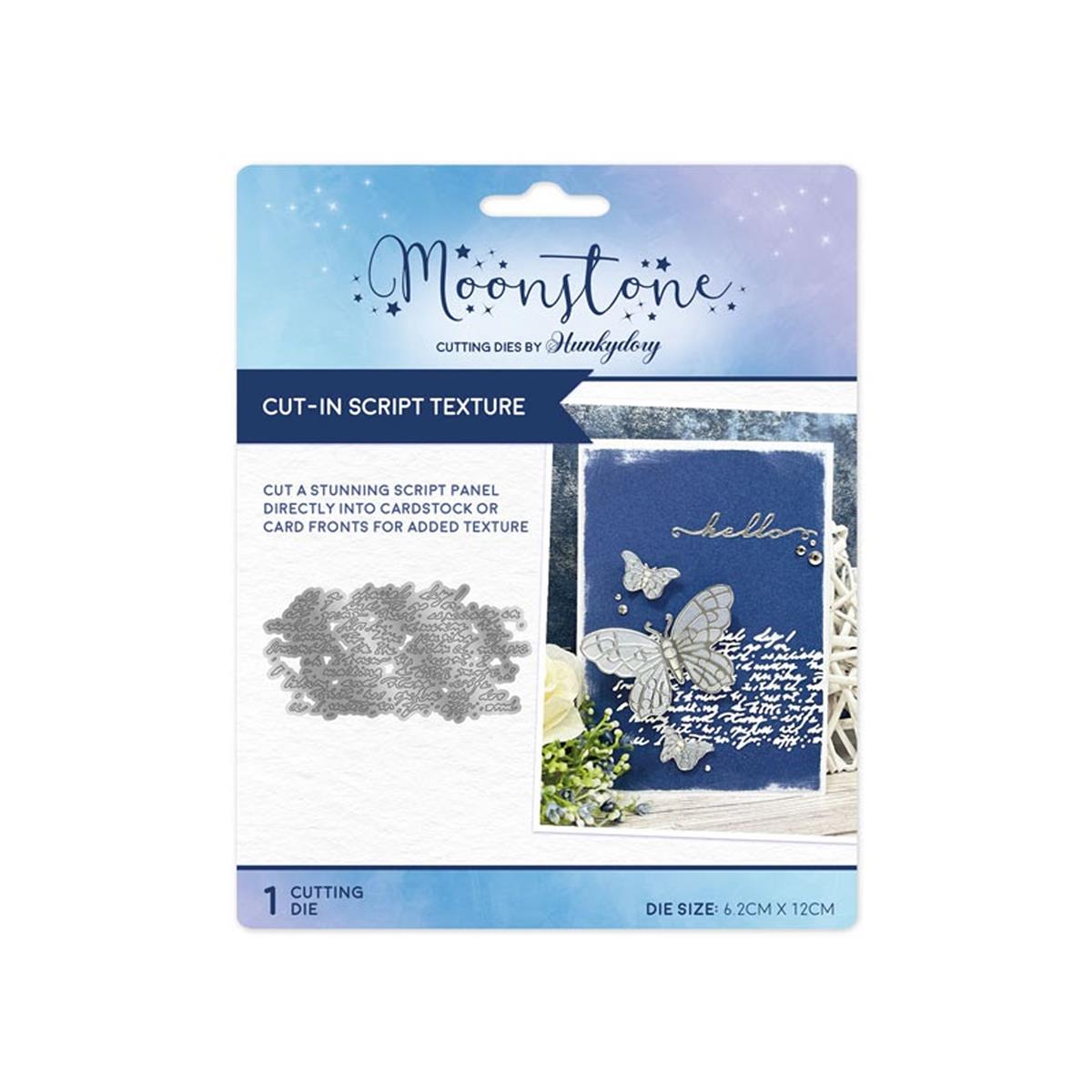 Moonstone Dies - Cut-in Script Texture | HobbyMaker