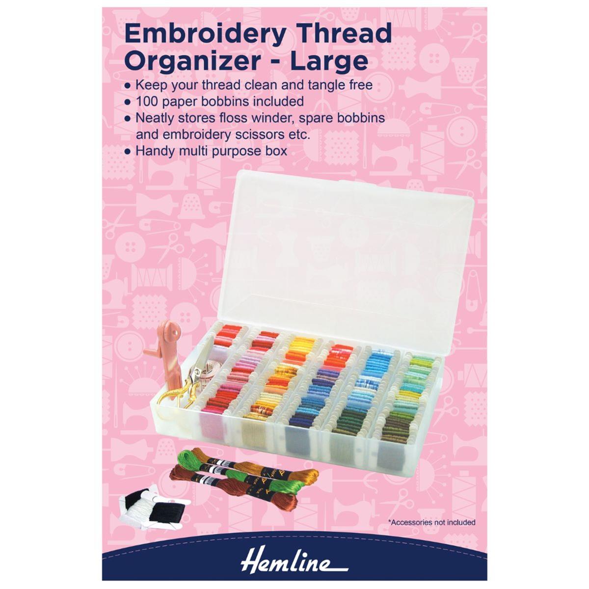 Large Embroidery Thread Organiser | SewingStreet