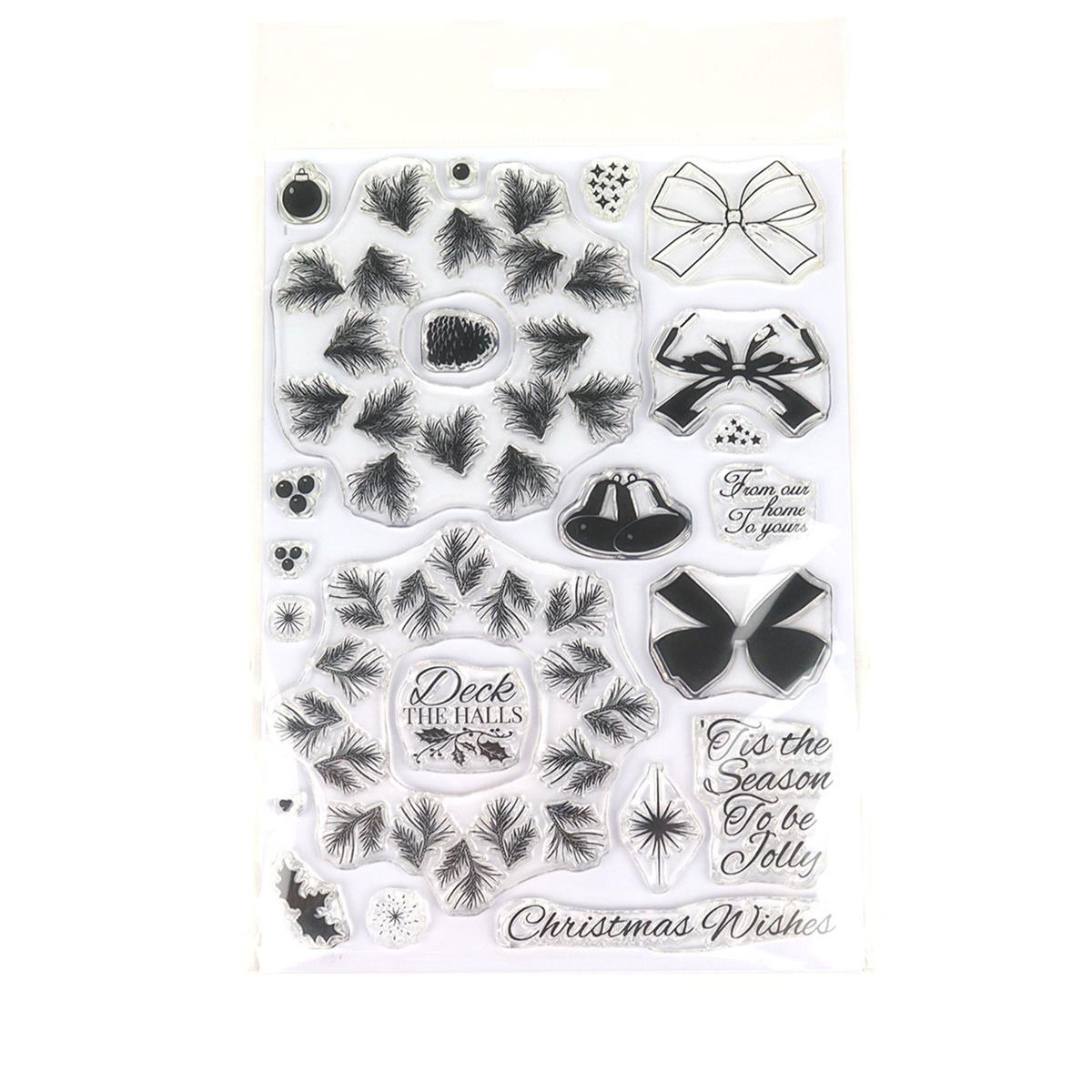 Layered wreath multi layered stamp set | HobbyMaker