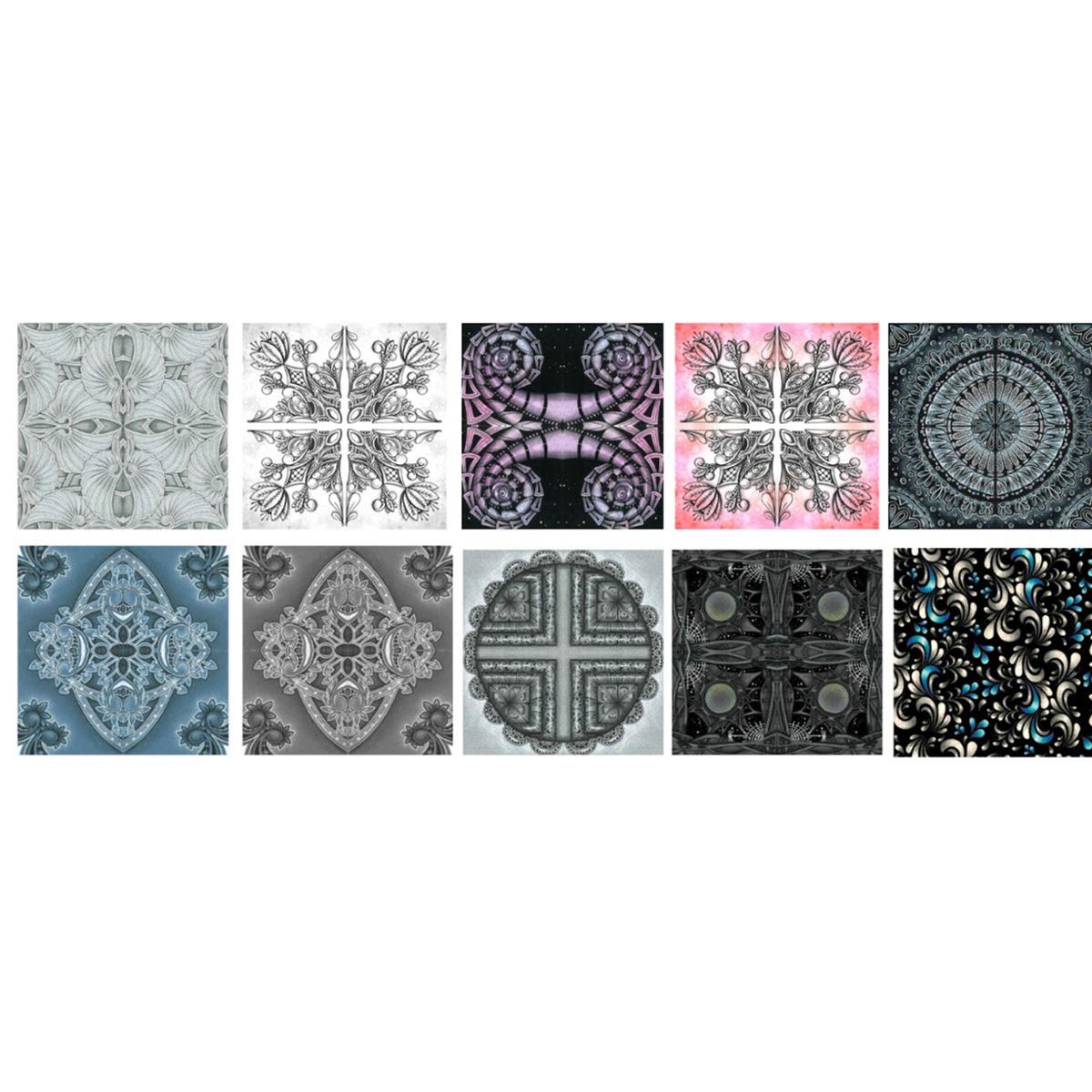 Sanntangle Monochrome Fabric Bundle including 5m Fabrics. Get 0.5m Free ...