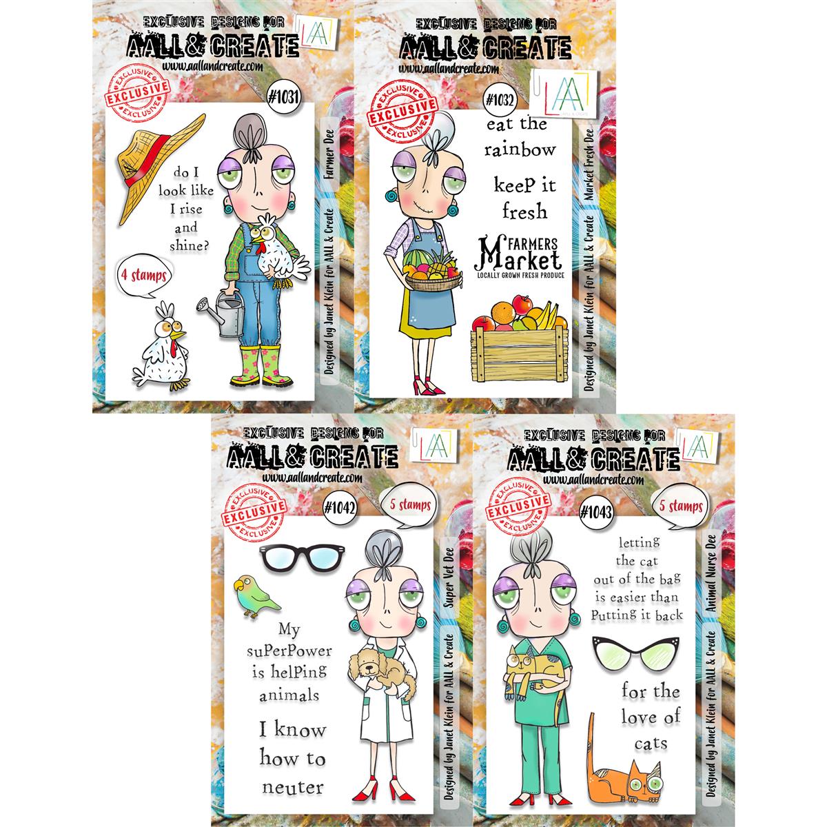 AALL & Create Miss Dee - Animal Lover Stamp Bundle | HobbyMaker
