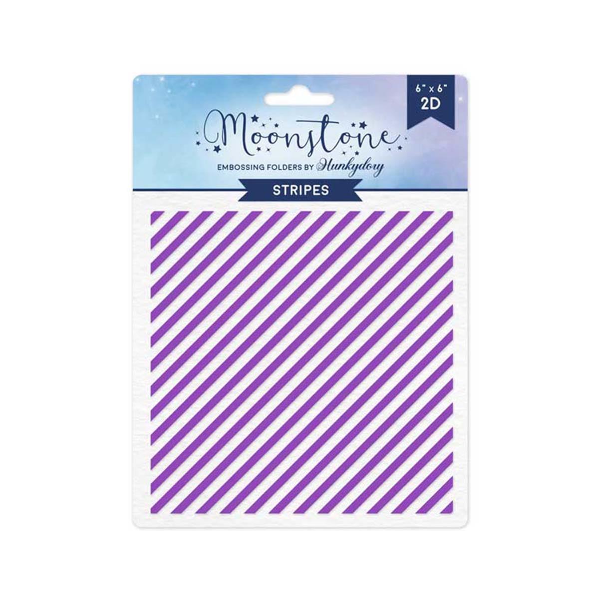 Moonstone Embossing Folders - Stripes | HobbyMaker