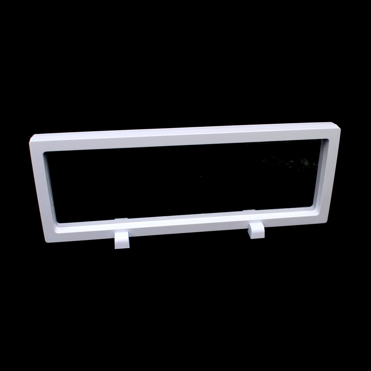 White Rectangular Display Box With Stand 30x11x2cm (1pk) | JewelleryMaker