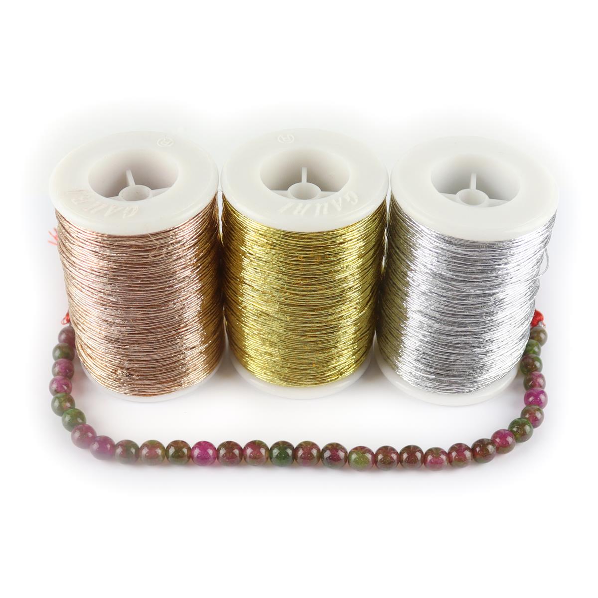 Soleil! Watermelon Solar Quartz Rounds & 375m Zari Thread | JewelleryMaker