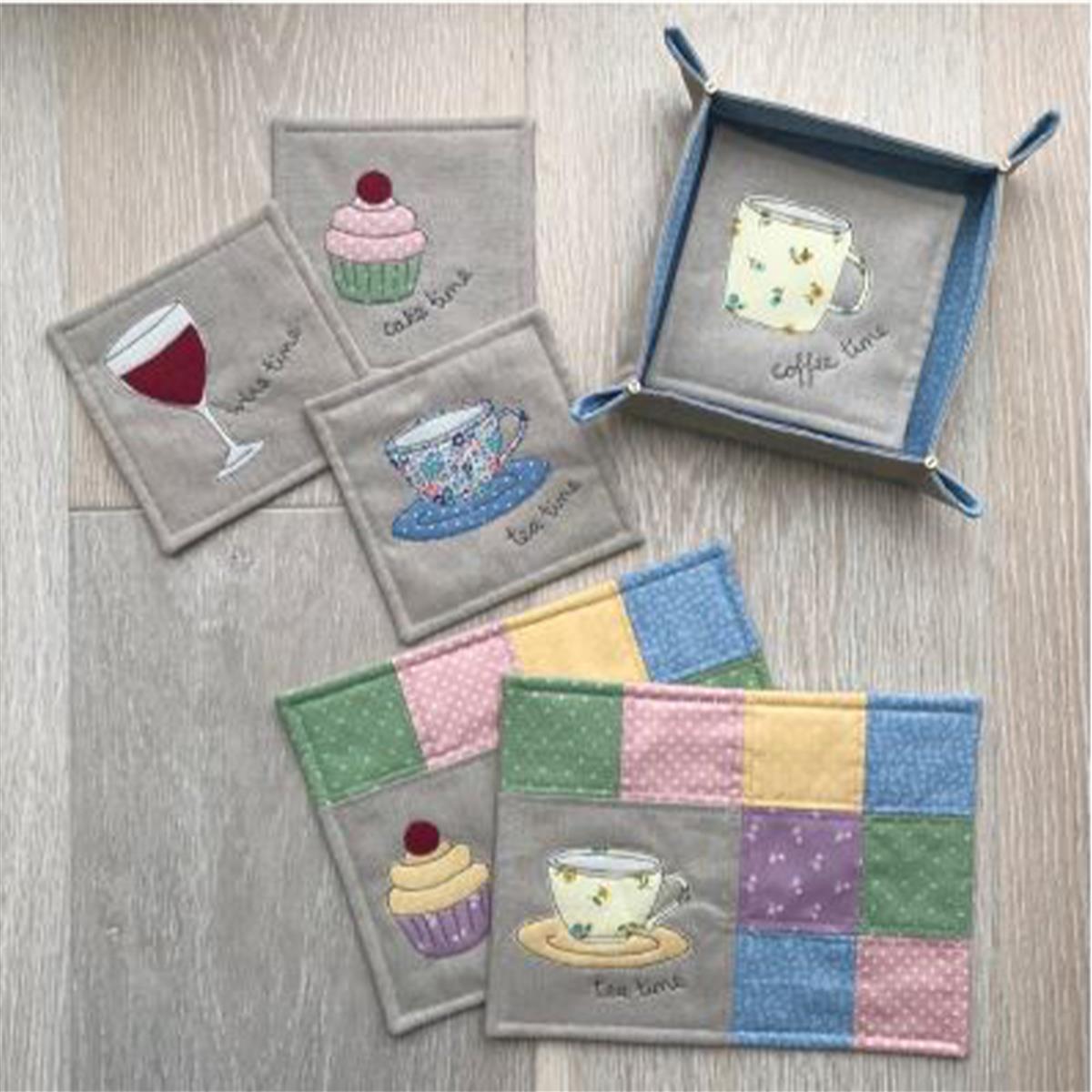 Victoria Carrington Applique Coaster & Placemat Instructions | SewingStreet