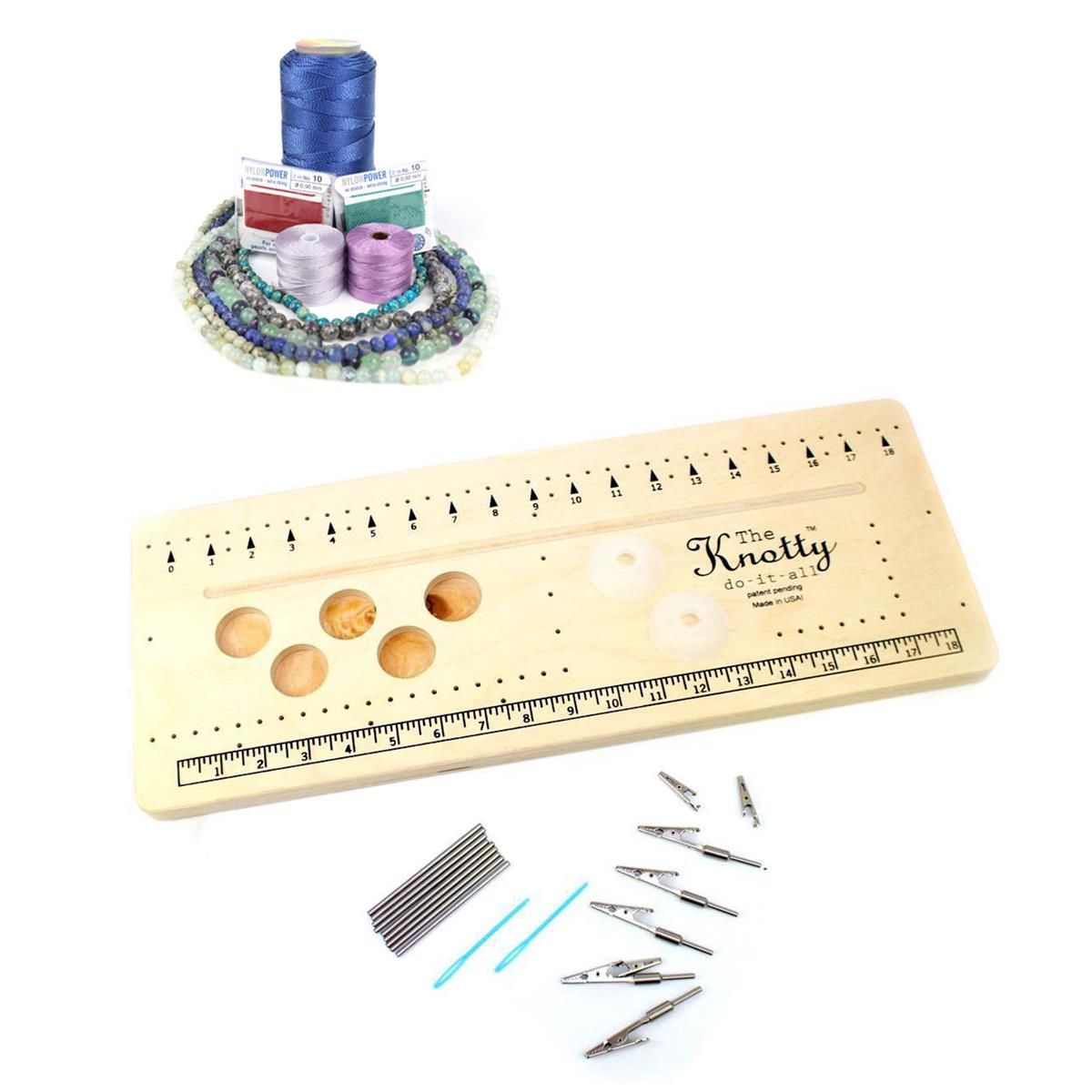 Knotty Do-It-All Mega Bundle; Knotty Do-It-All Tool, 5 x Threads & 6 x ...