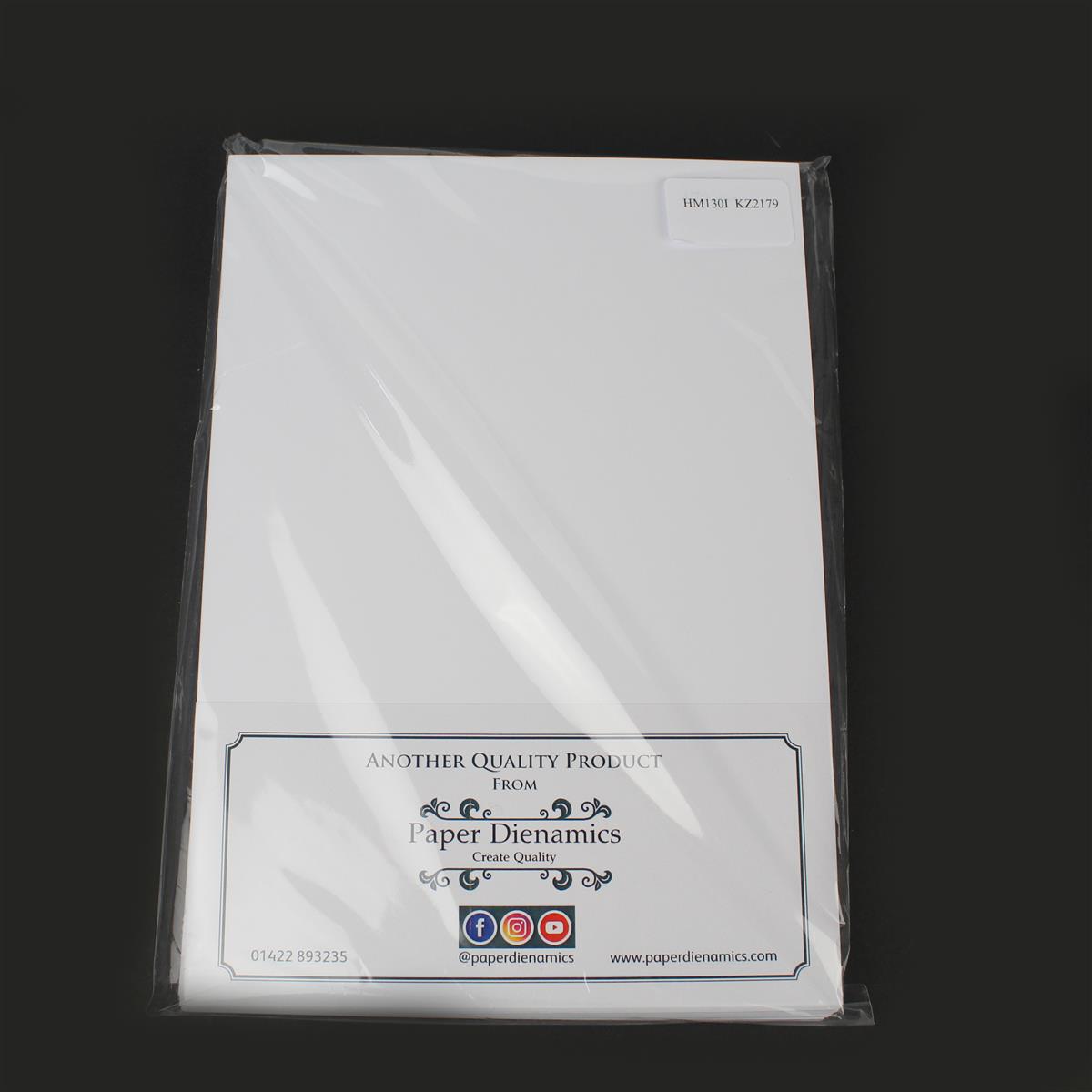 Paper Dienamics A4 Pure Extra White Uncoated Card 170gsm - 100 sheets ...