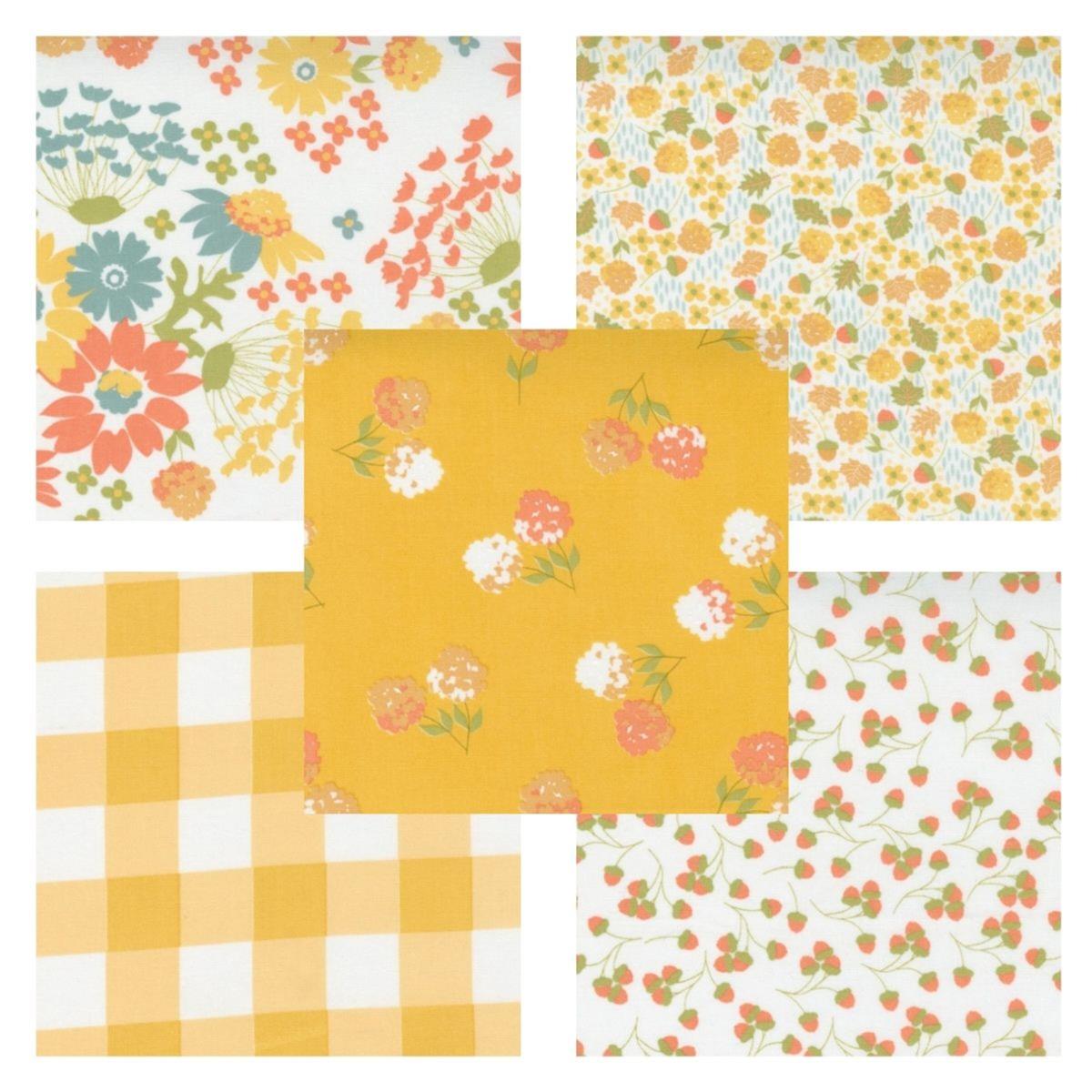 Yellow Moda Cozy Up FQ Pack - 5 Pieces | SewingStreet