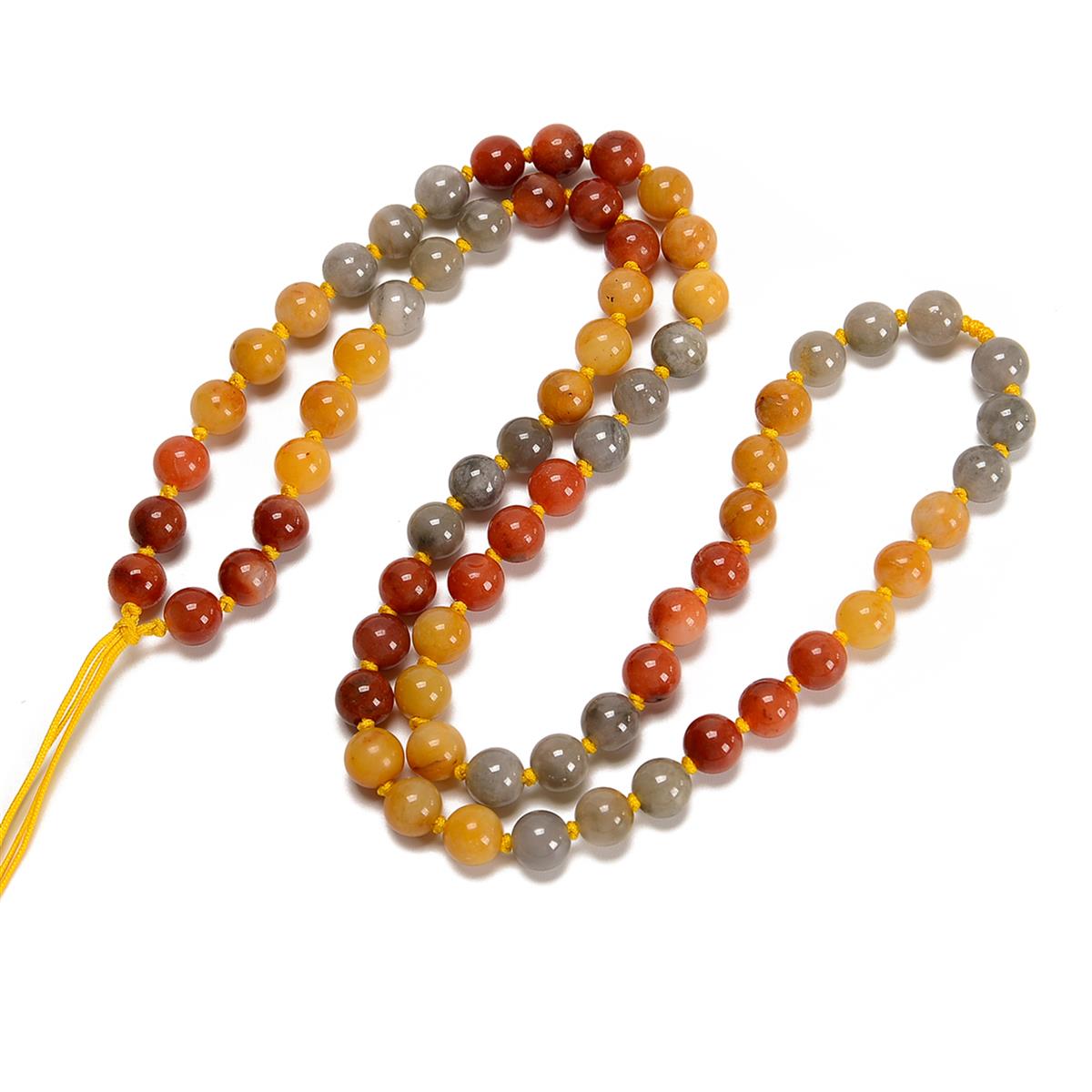 200cts Ombre Golden Silk Quartzite Jade Plain Rounds Approx 8mm, 60cm ...