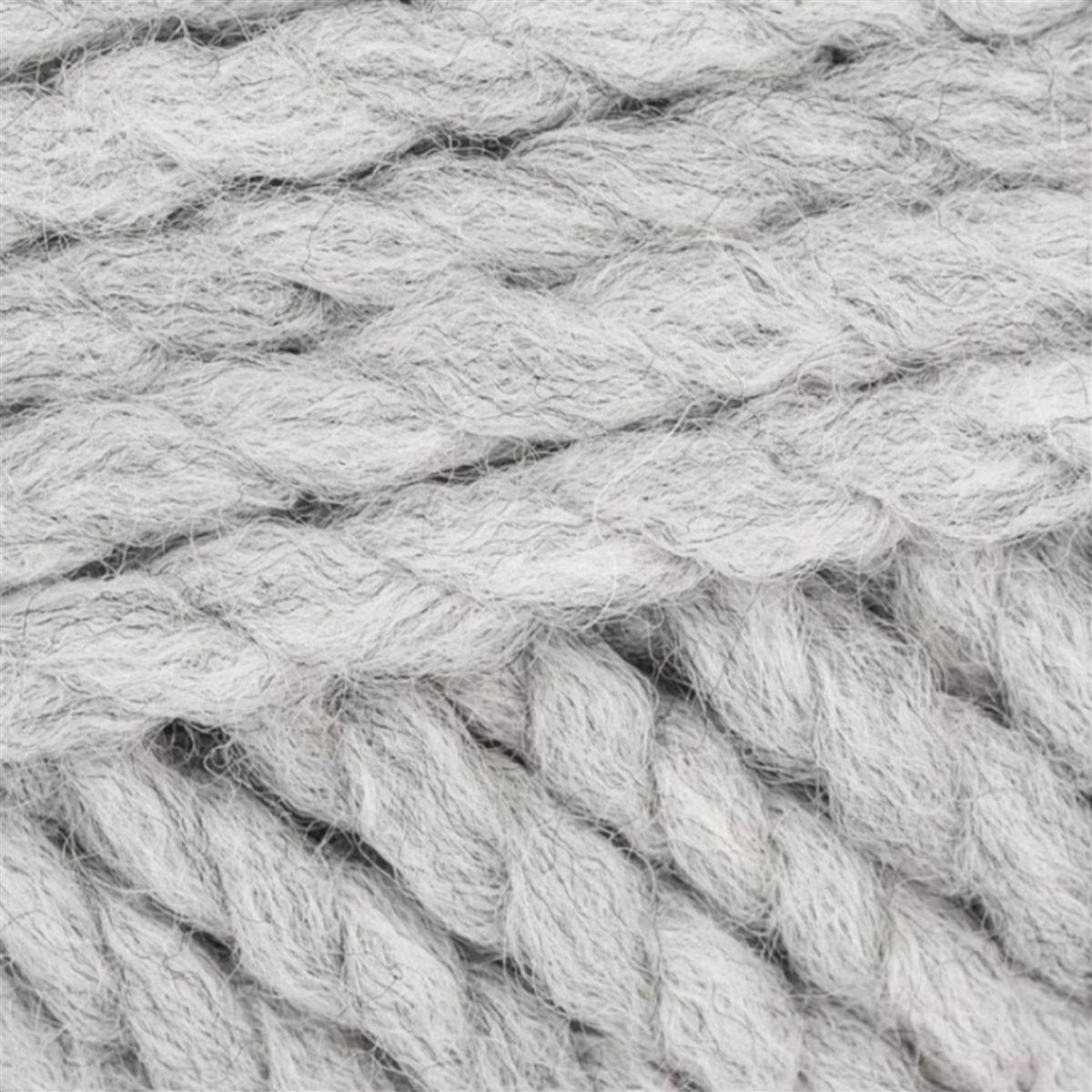 Juey Jumbo 1 x 100gm Ball Vegan Super Chunky Yarn - Silver Grey ...