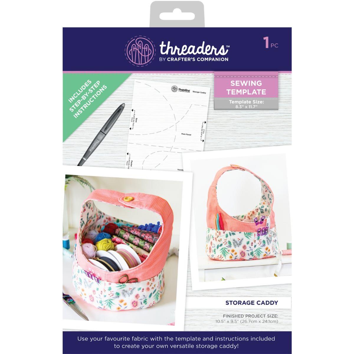 Threaders - Template - Storage Caddy | SewingStreet
