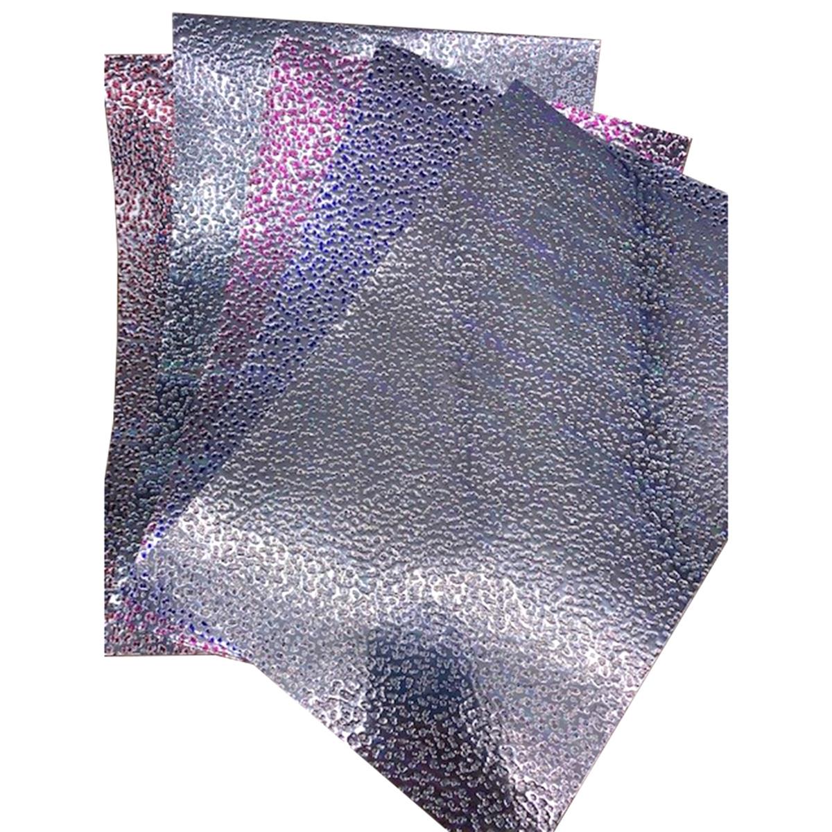 Paper Dienamics - A4 Dotty Holographic Collection - 5 Rainbow ...