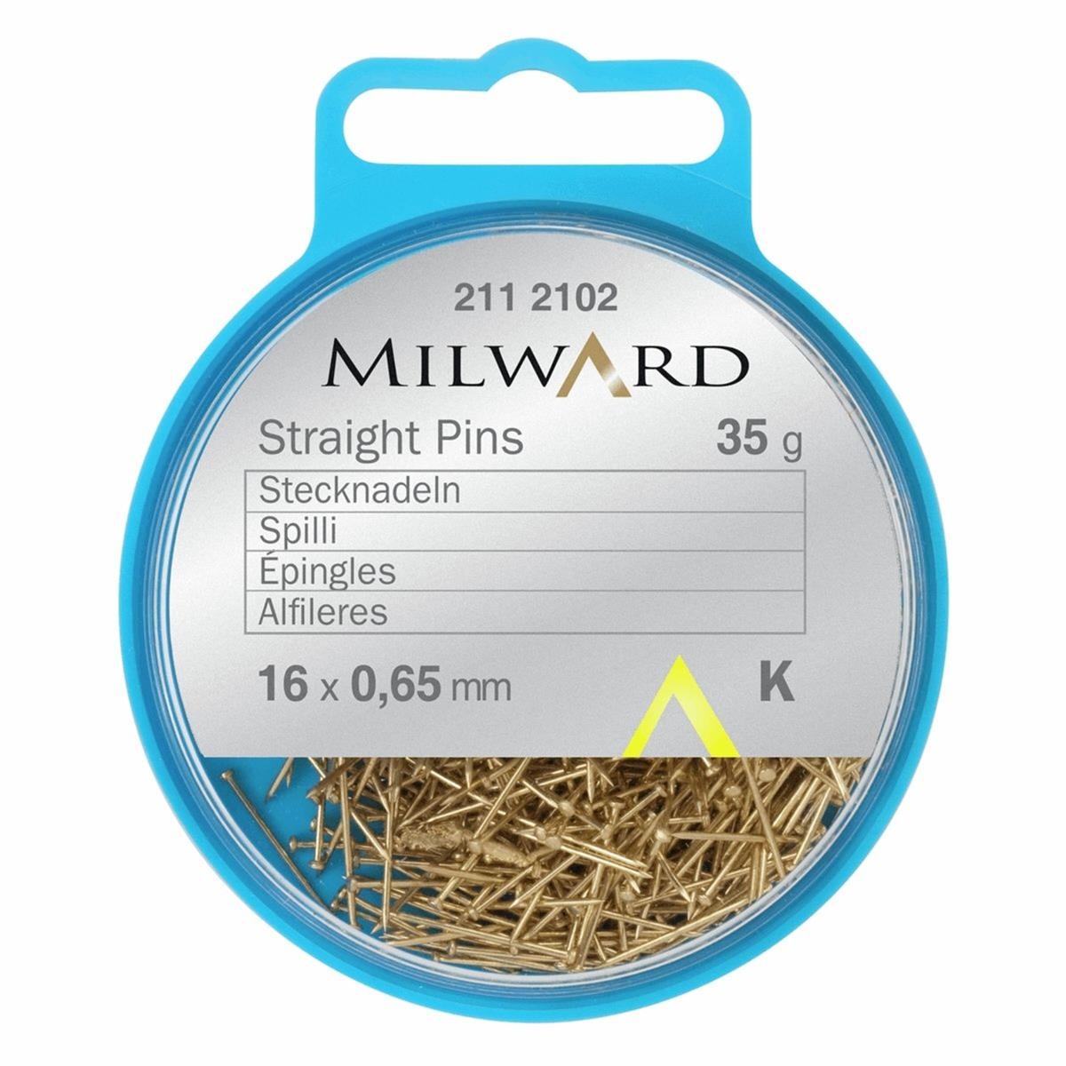 Milward Gold Pins | SewingStreet
