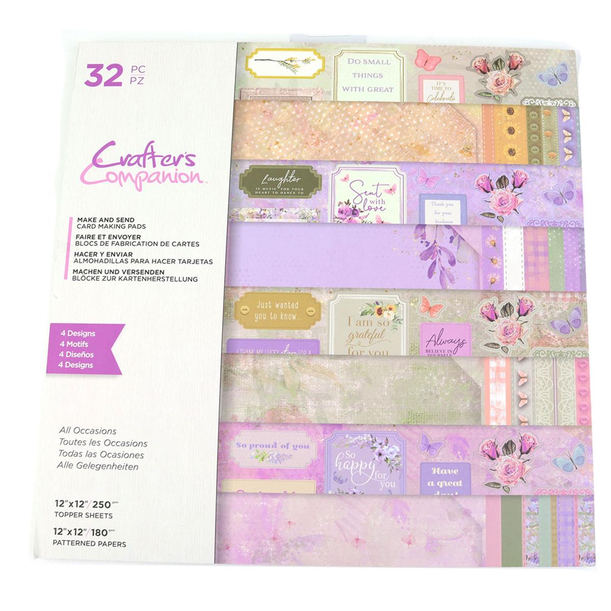 Crafter's Companion - 12x12 Make and Send Pad - All Occasions | HobbyMaker