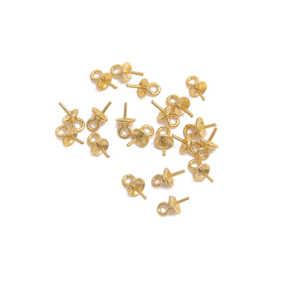 Gold 925 Sterling Silver Peg Bundle, Approx 3x5.5mm (20pcs ...