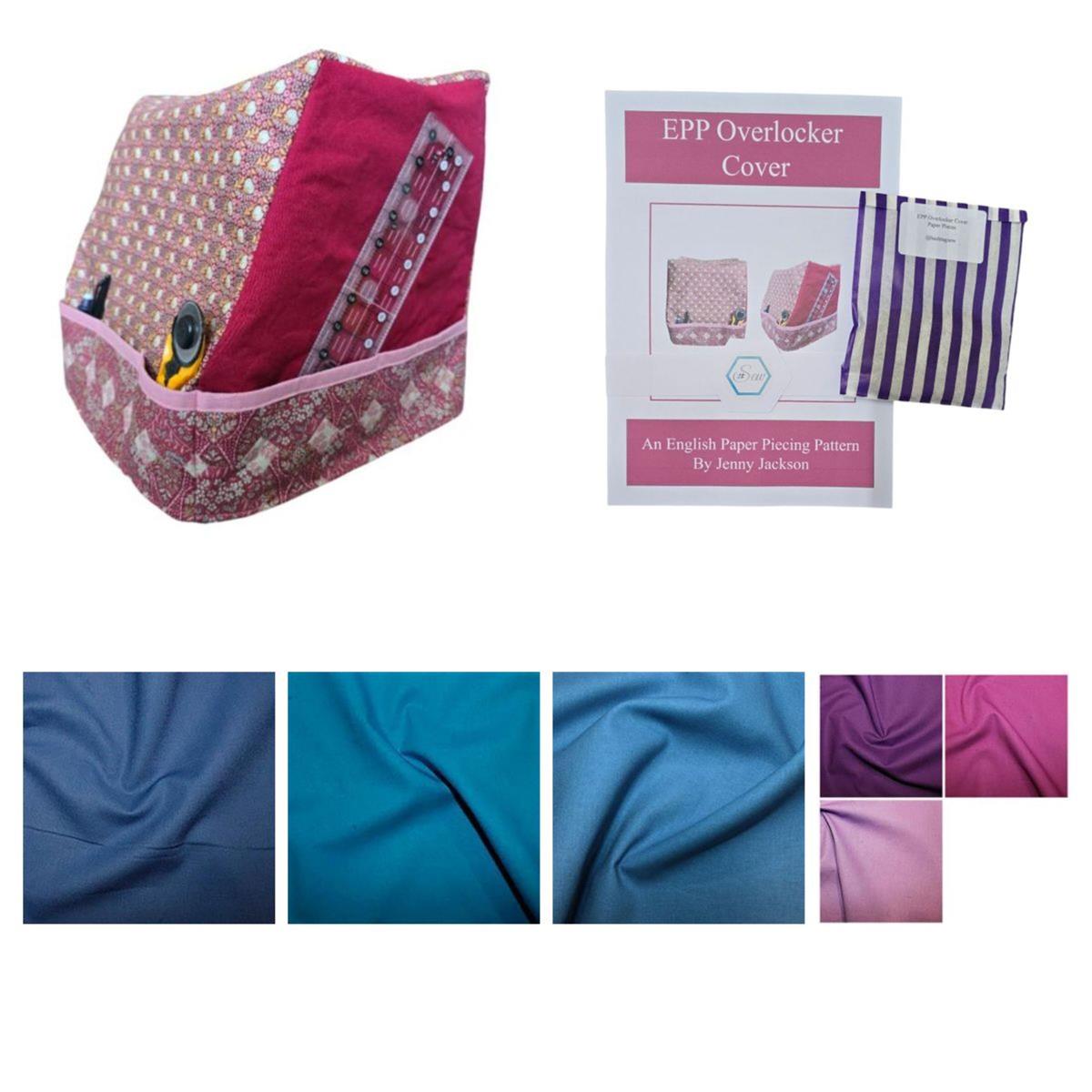 Jenny Jackson Purples EPP Overlocker Cover Kit: Pattern & Pattern ...