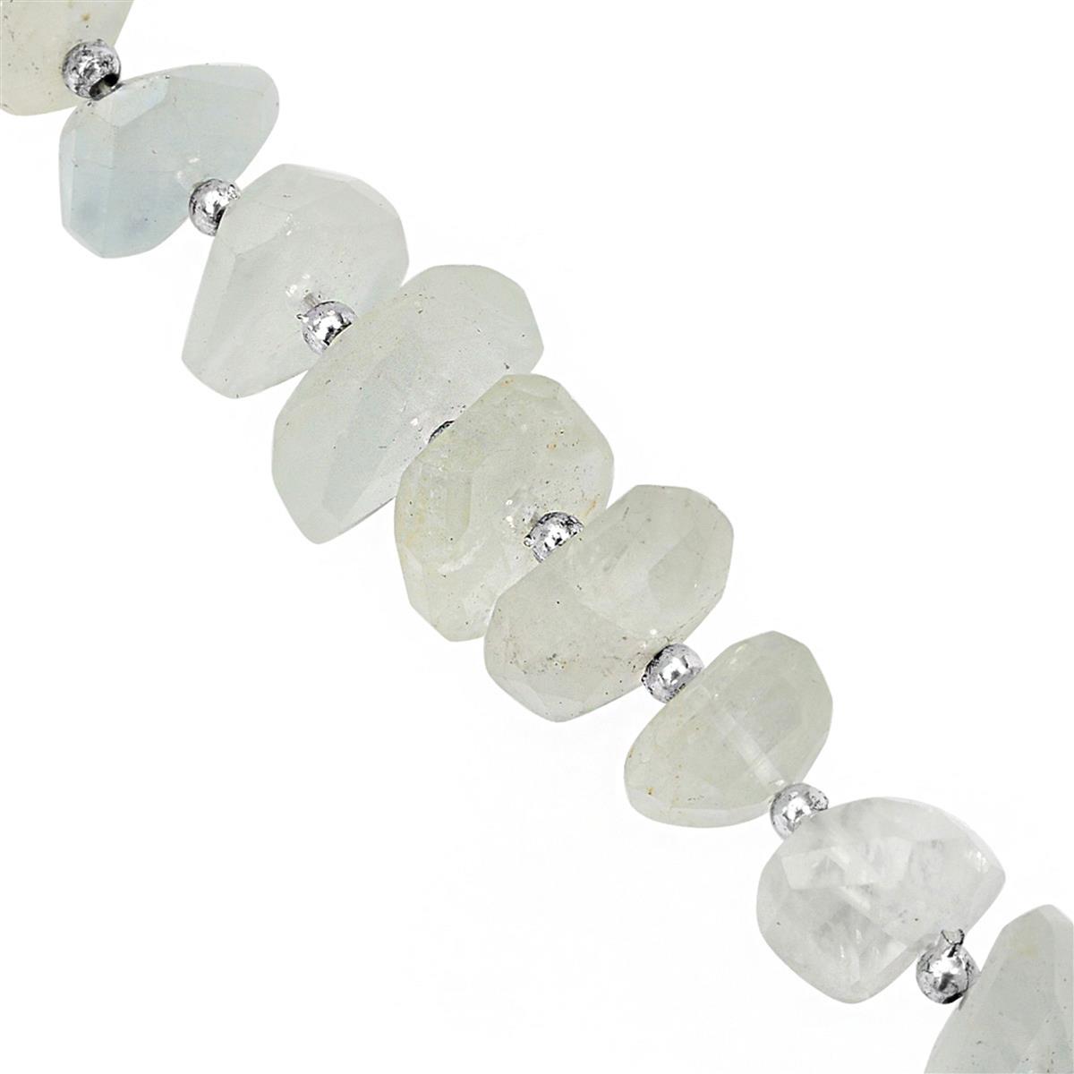 135cts Himalayan Beryl Faceted Tumble Approx 8.5x3 to 15x9mm, 20cm ...