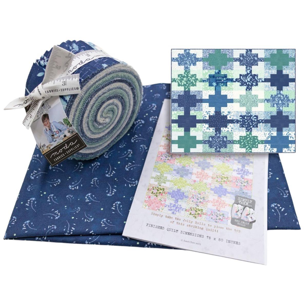 Janet Clare Mabel Quilt Kit - Bluebell Fabrics 60 x 50 | SewingStreet