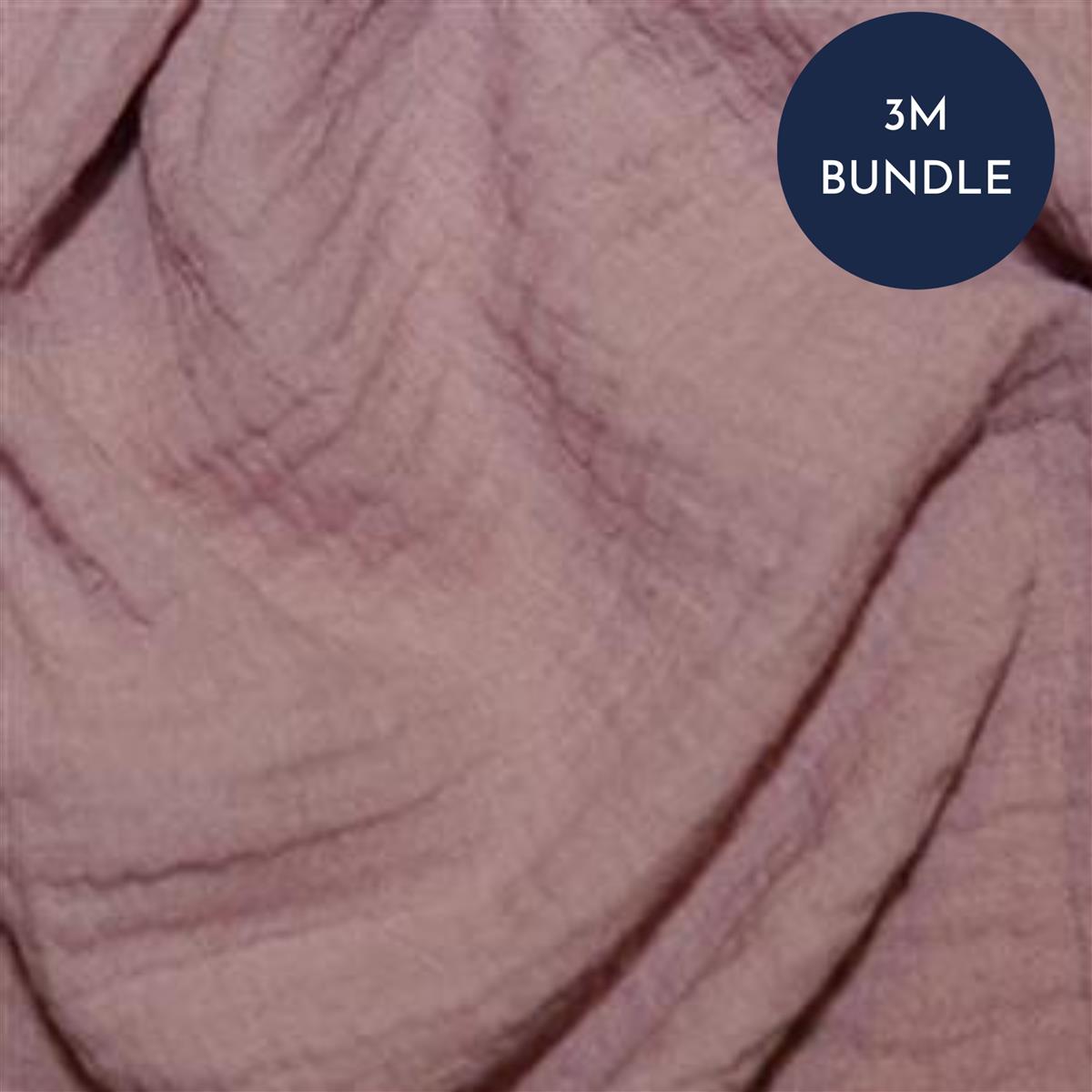 Rose Double Gauze Fabric Bundle (3m) | SewingStreet