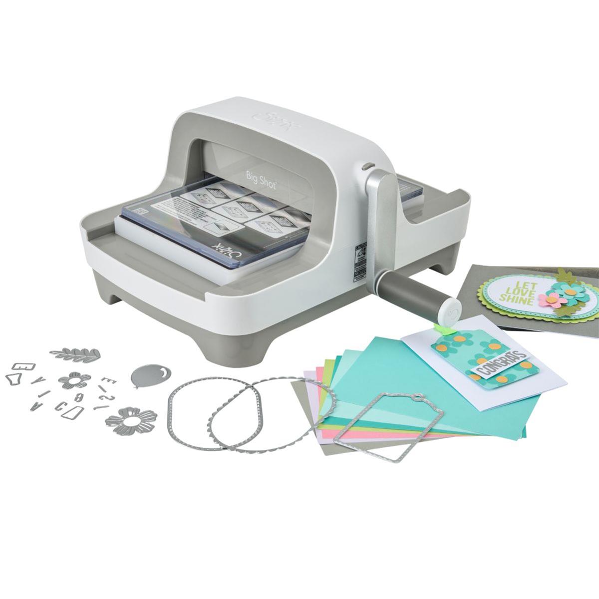 Exclusive Re-Designed Big Shot Machine With Starter Kit | HobbyMaker