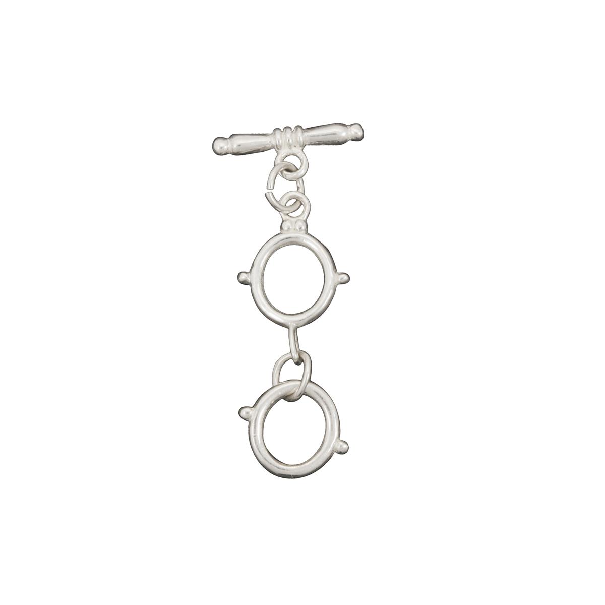 925 Sterling Silver Extender Toggle Clasp, Approx 17x34mm, 1pc ...