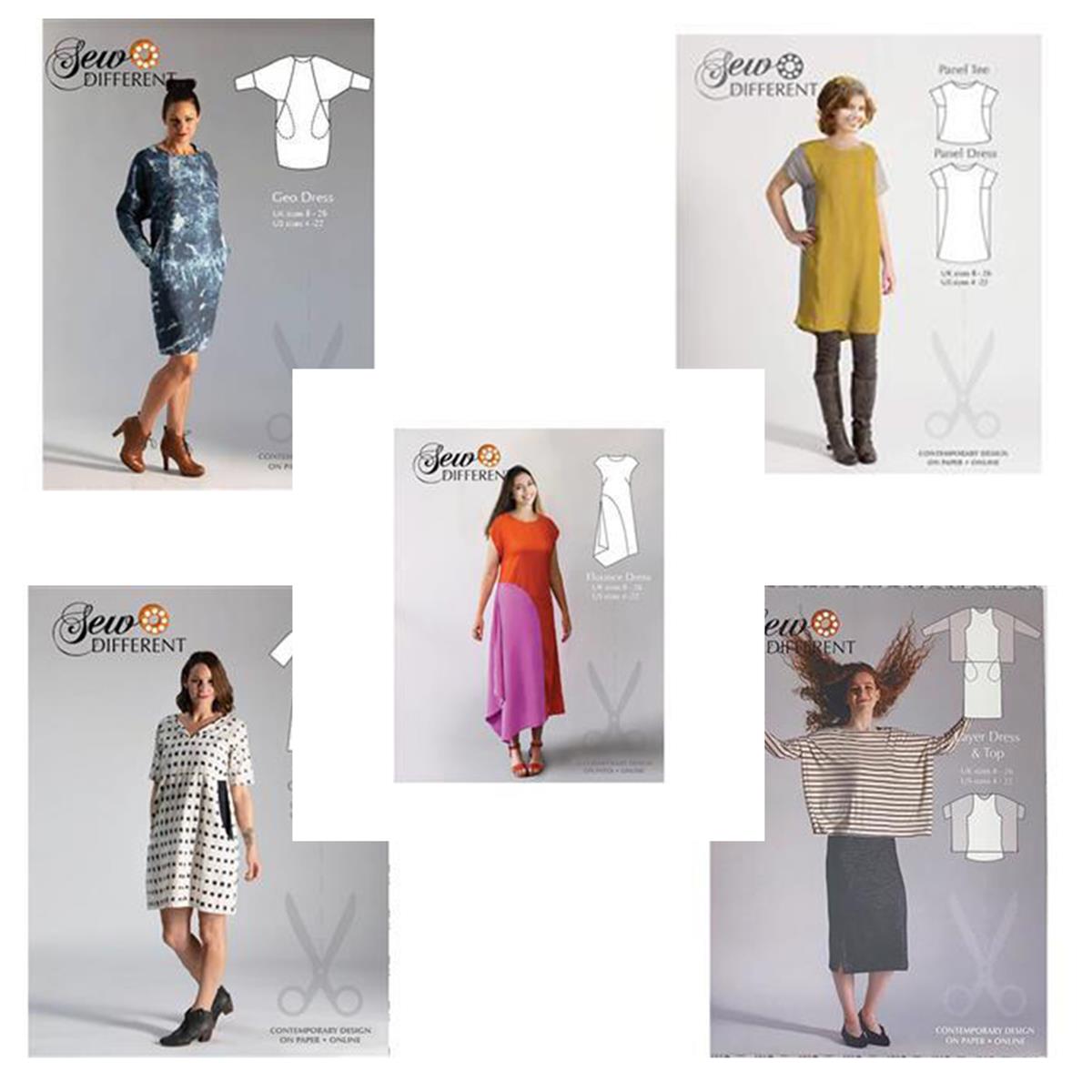 Sew Different Pattern Bundle (5 Patterns) Save Over 10% | SewingStreet