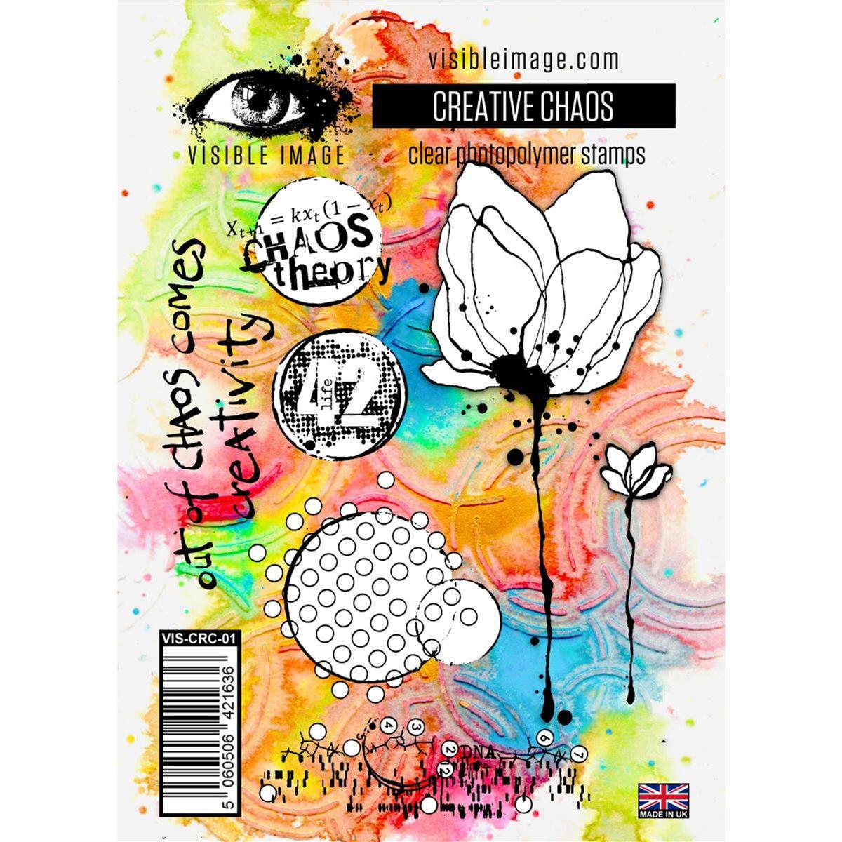 Visible Image Creative Chaos 4 in x 6 in Clear Stamp Set | VisibleImage