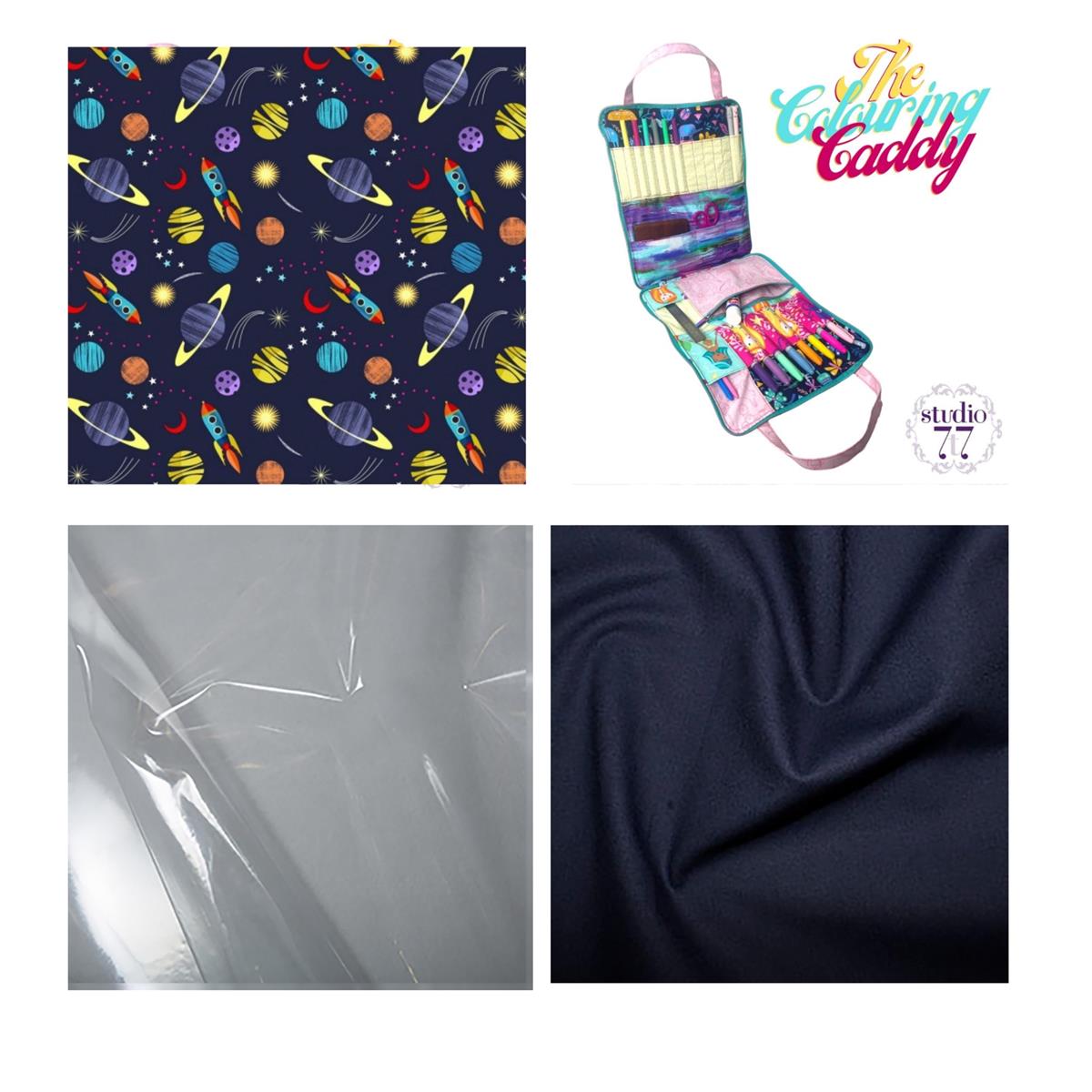 Studio 7t7 Navy Space Explorers Colouring Caddy Kit: Instructions ...