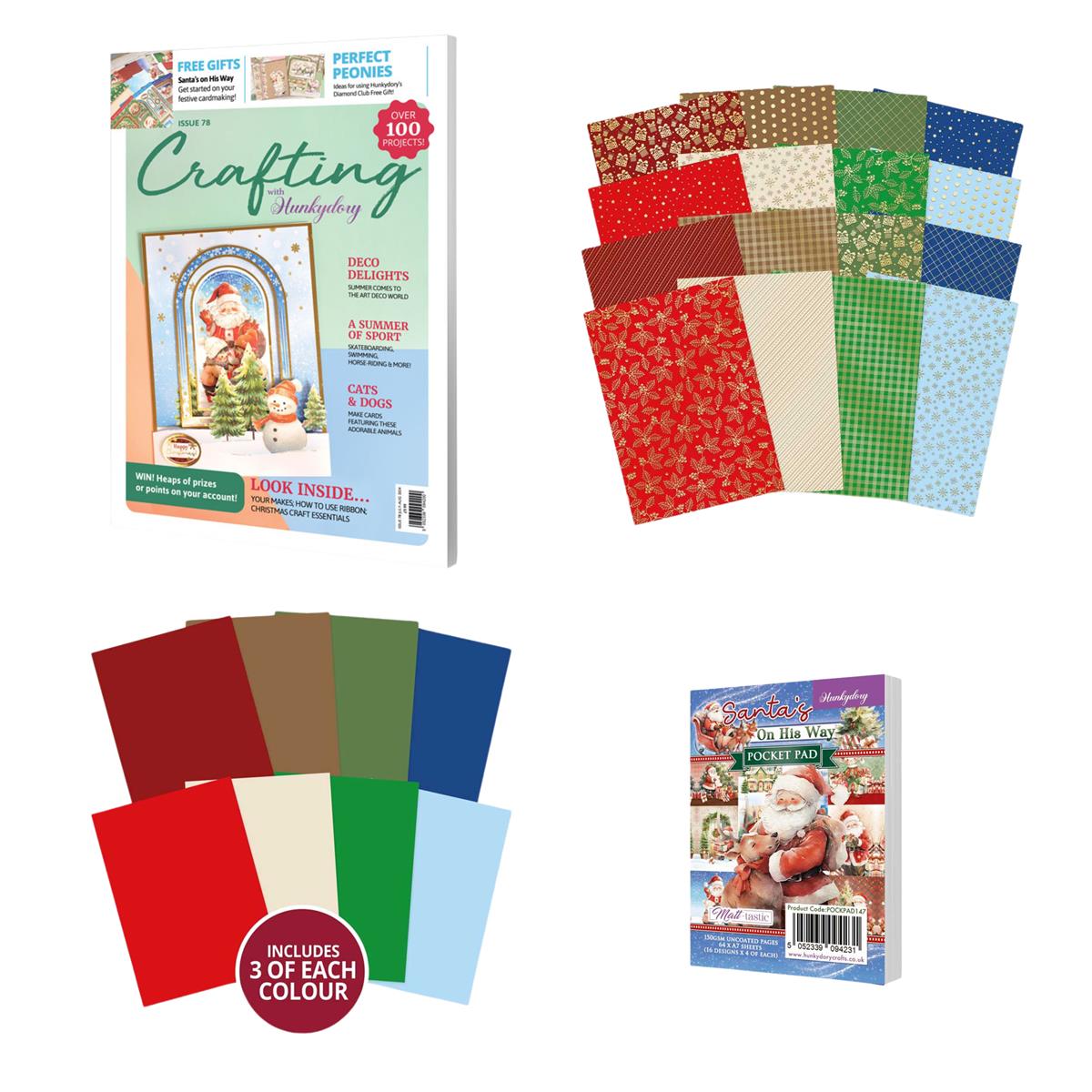 Hunkydory - Crafting with Hunkydory Issue 78 Bundle - Inc; Issue 78 ...