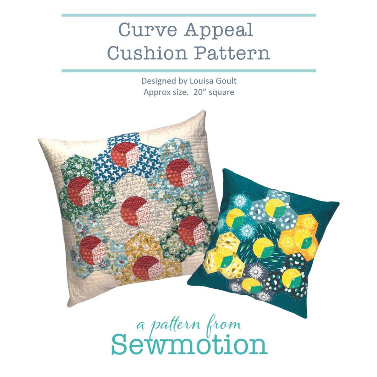 Sew Motion Curve Appeal Cushion Instructions & EPP Papers | SewingStreet
