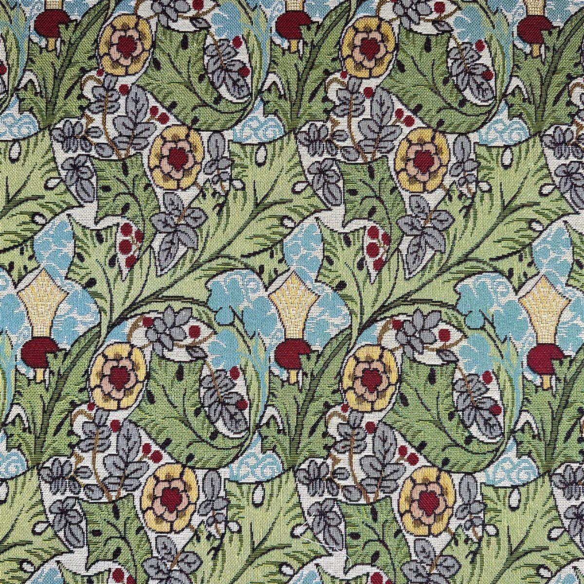 Charles Voysey Tudor Rose Multi Deluxe Tapestry Fabric 0.5m | SewingStreet