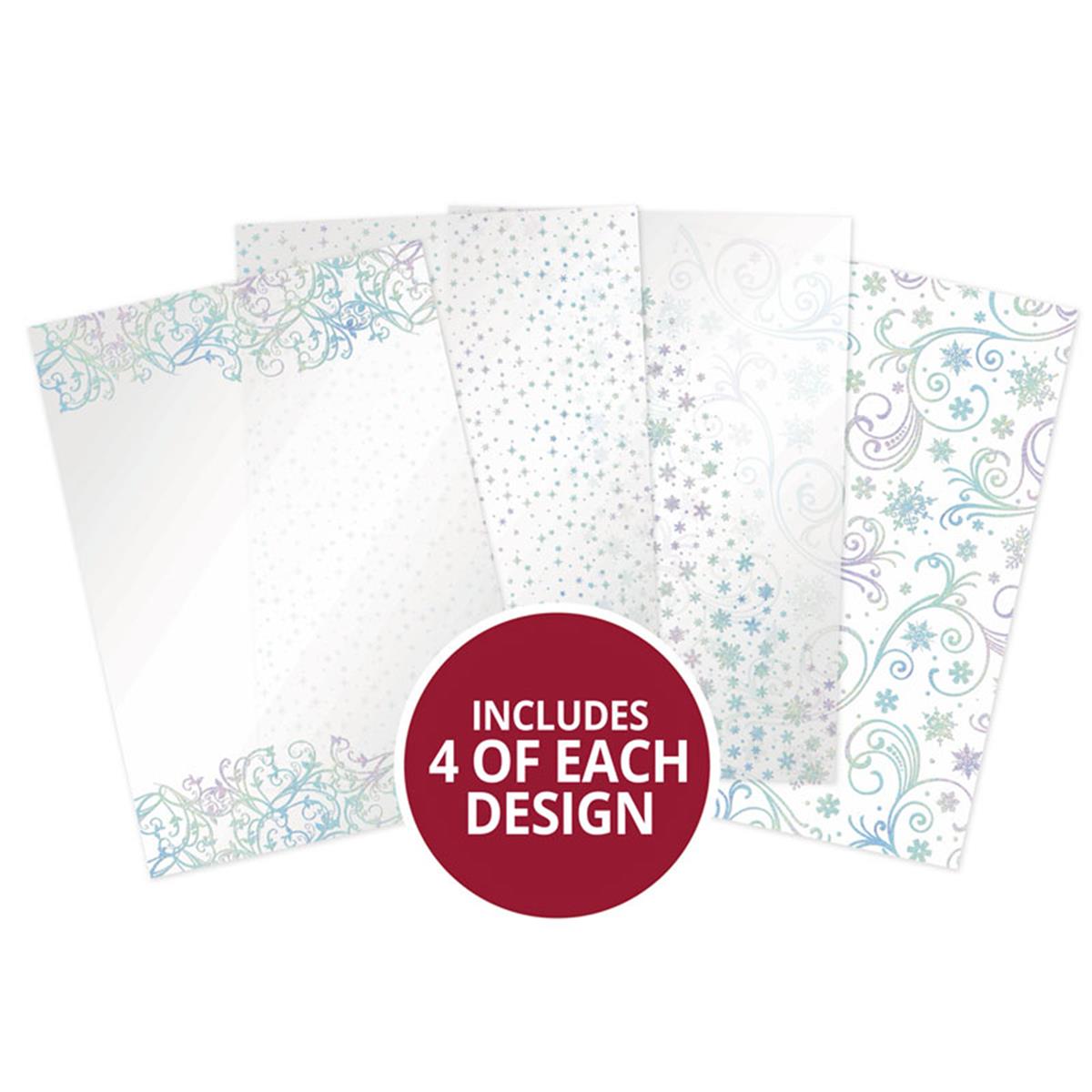 Hunkydory-Enchanted Winter Luxury Foiled Acetate- 16 x 220micron- 4 ...