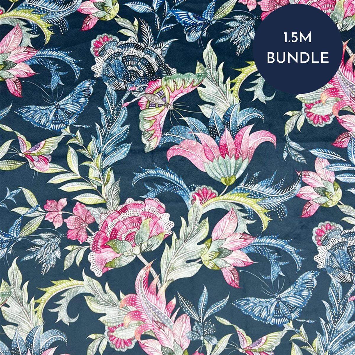 Ambatik Midnight Velvet Fabric Bundle (1.5m) | SewingStreet