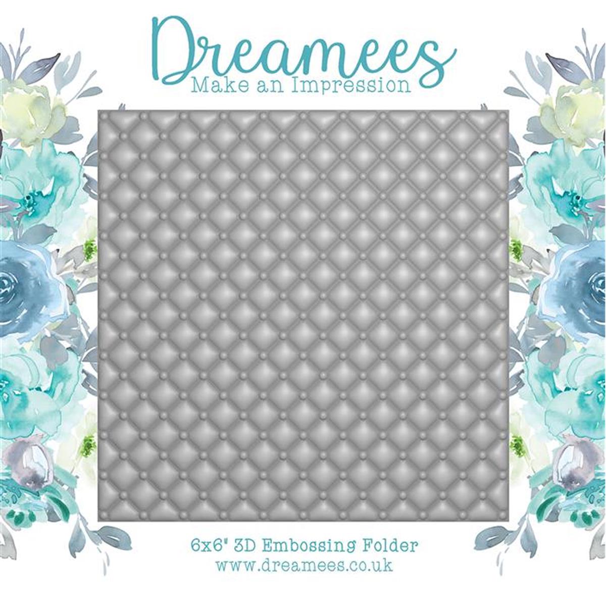 Dreamees - Quilted 3D Embossing Folder | HobbyMaker