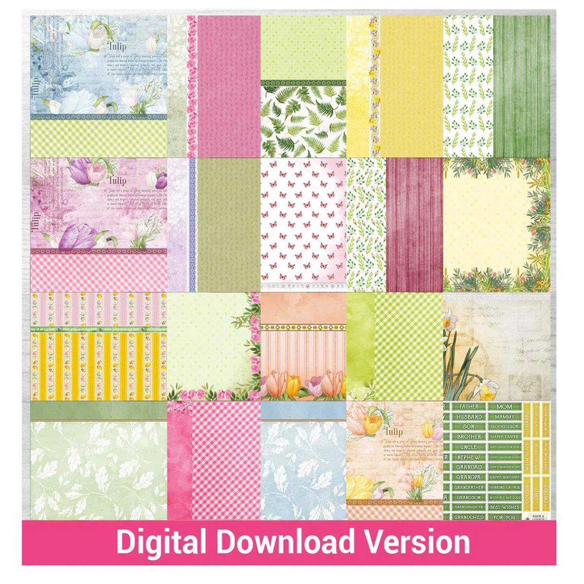 Debbi Moore Designs - Step Into Spring 8 x 8 paper kit - 20 designs ...