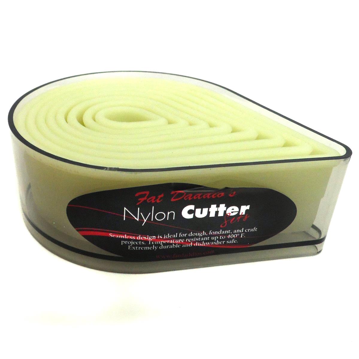 Teardrop Nylon Cutter 8pk - 20x15mm - 122x90mm | JewelleryMaker