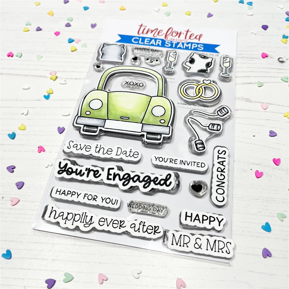 T4TD You're Engaged Stamps, A6 | HobbyMaker