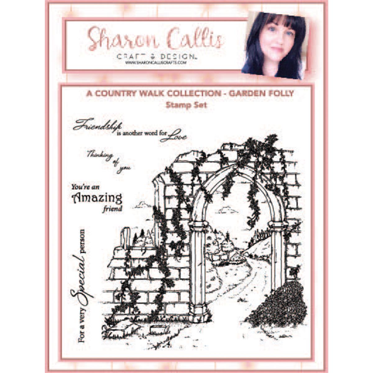 Sharon Callis Crafts - A Country Walk Stamps - Garden Folly | HobbyMaker