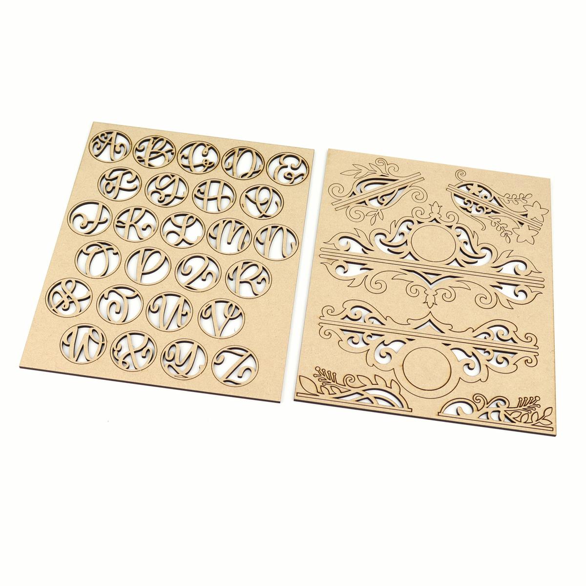 Bert & Gert's MDF Monogram Moments | HobbyMaker