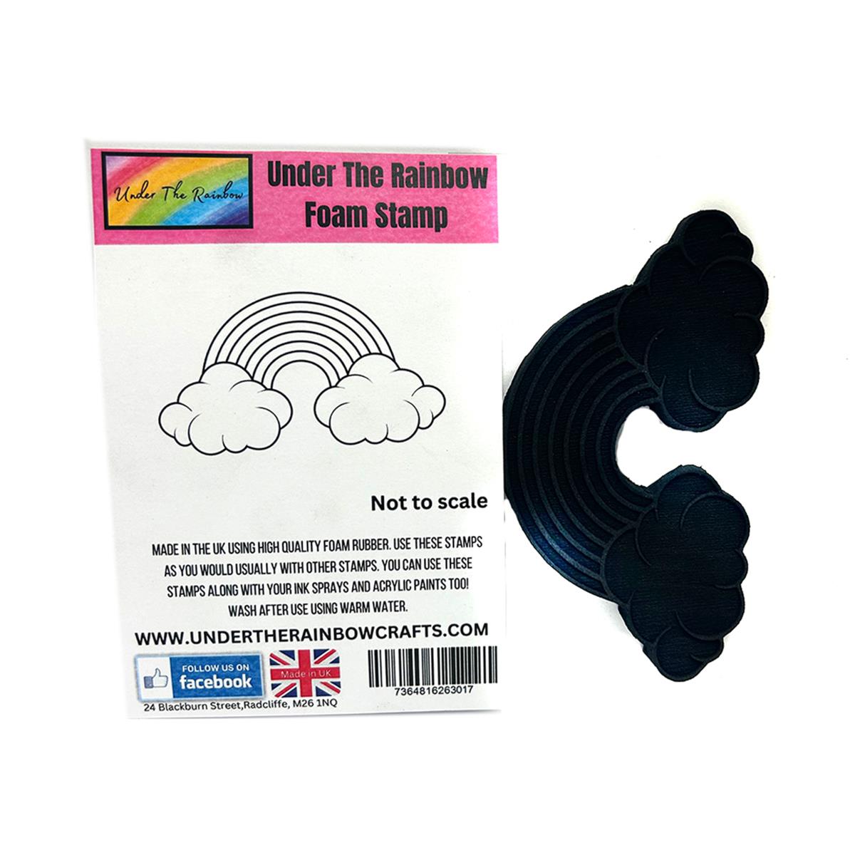 Under The Rainbow - Rainbow Foam Stamp | HobbyMaker