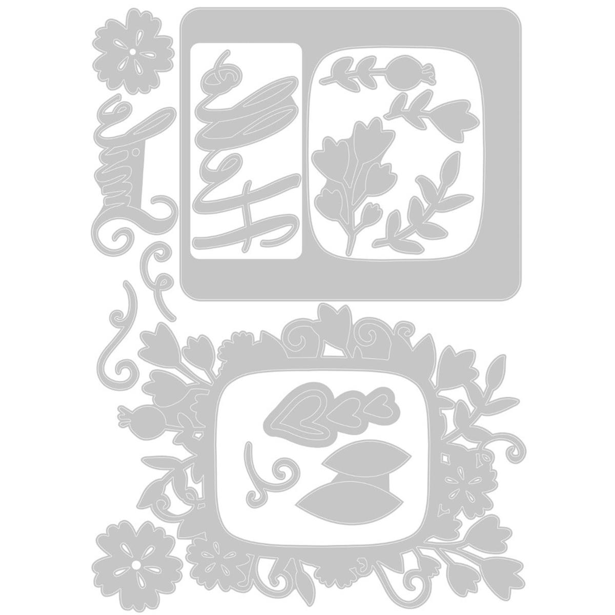 Sizzix® Thinlits® Die Set 15PK - Rounded Picture Frames by Lisa Jones | HobbyMaker