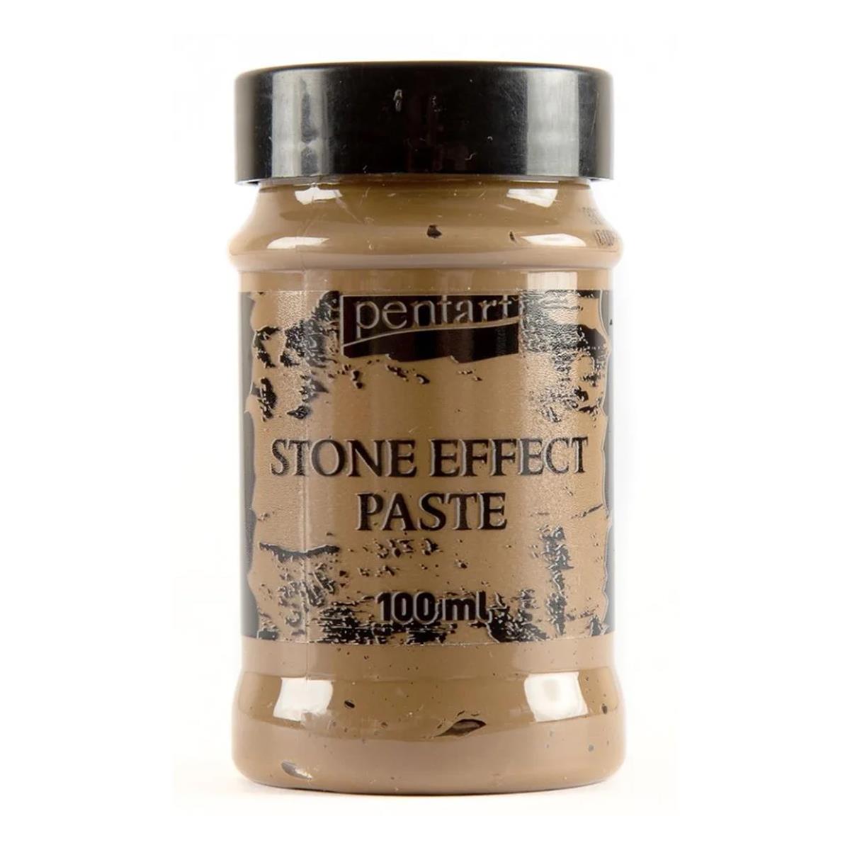Pentart - Stone Effect Paste 100ml - Brown Granite | HobbyMaker