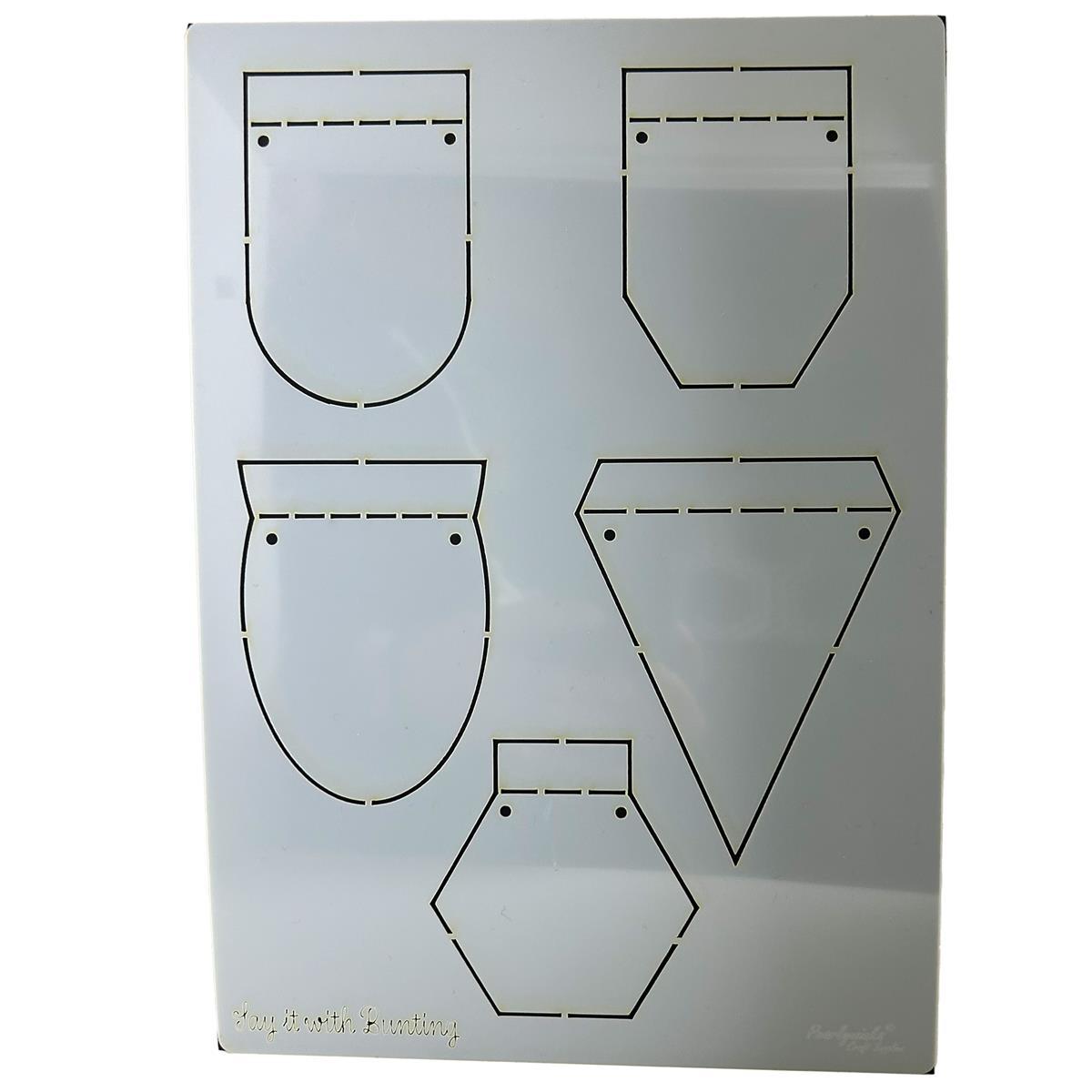 Bunting Stencil | HobbyMaker