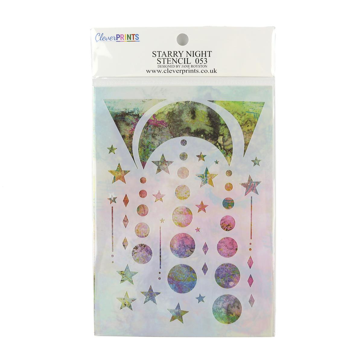 A5 Stencil - Starry Night | HobbyMaker