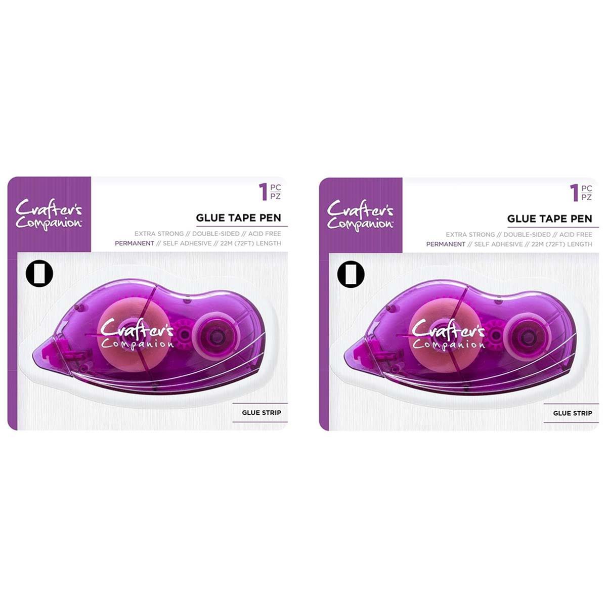 BOGOF Crafter's Companion Extra Strong Permanent Glue Tape Pen | HobbyMaker