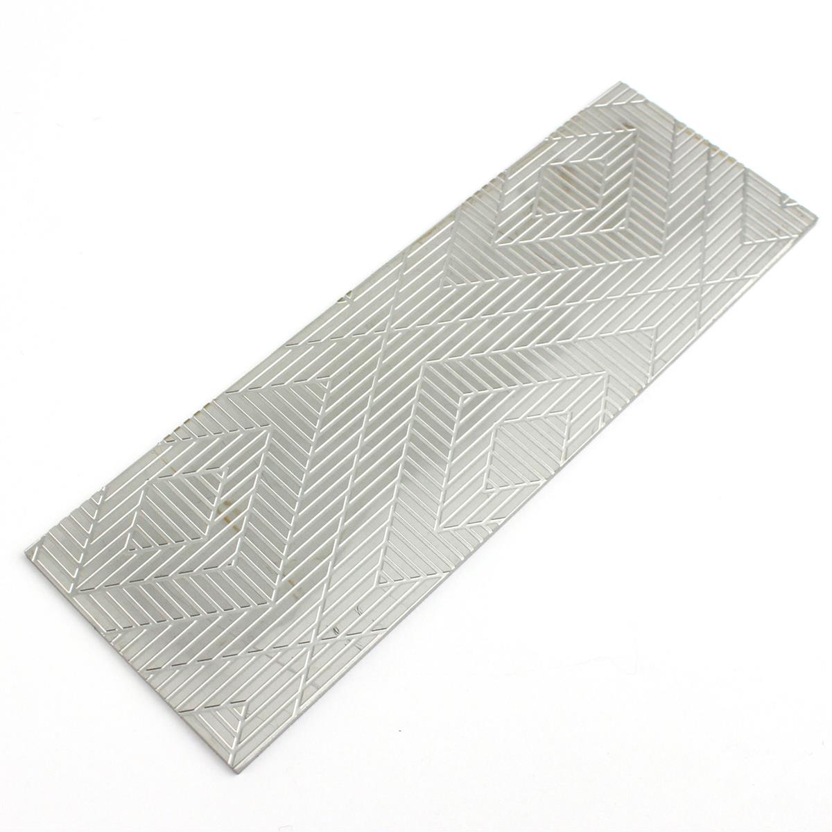 Metal Embossing Plate Diamond Pattern | JewelleryMaker