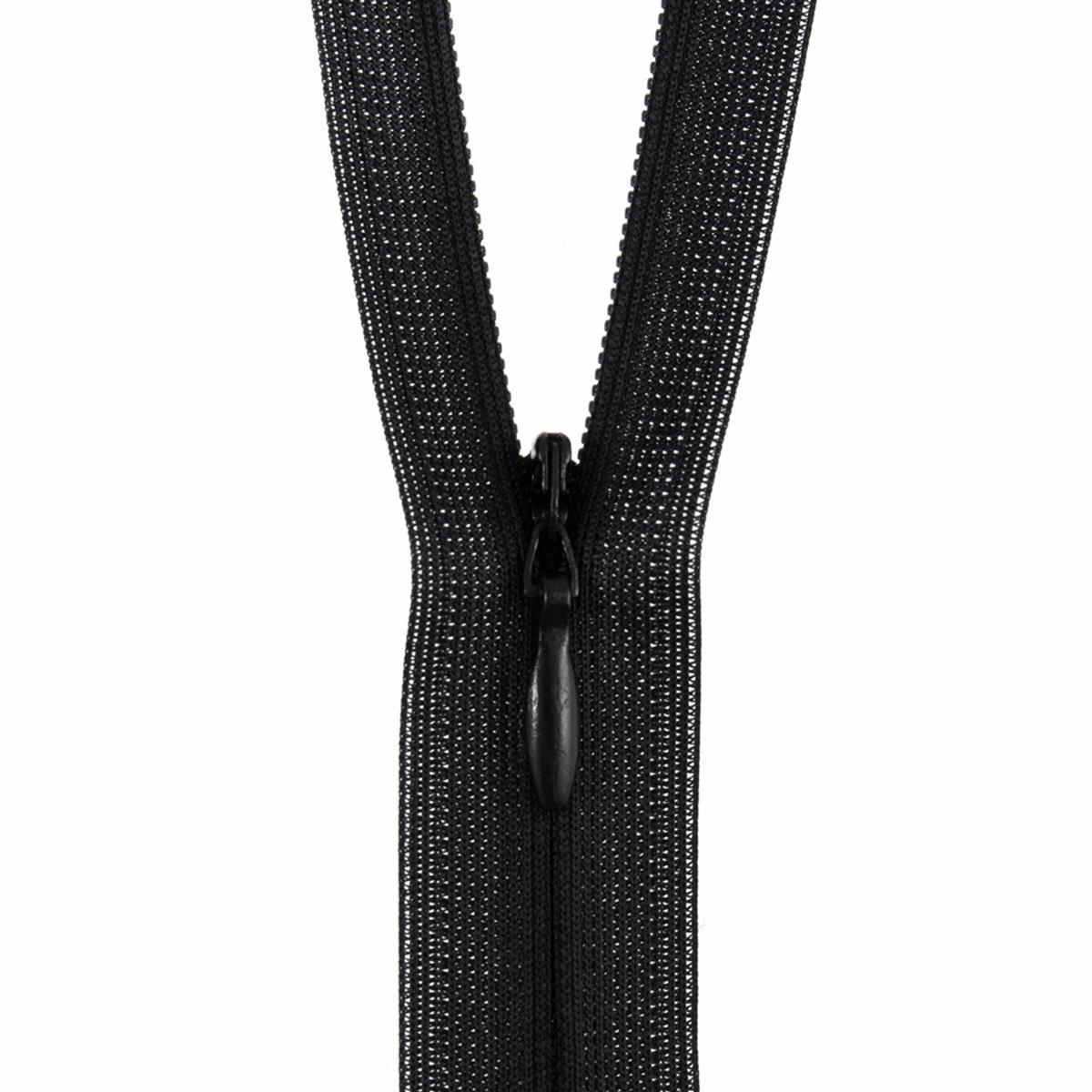 Black Concealed Zip 35m | SewingStreet